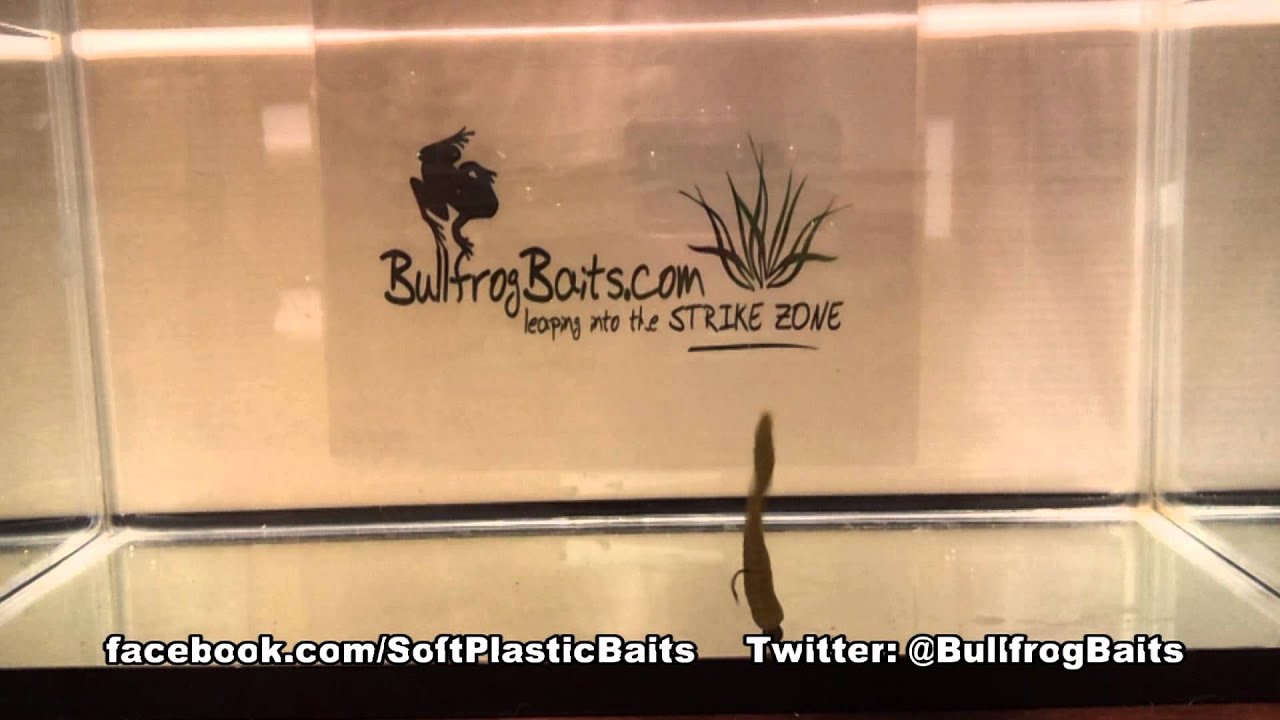 Bullfrog Baits FLOATING TADPOLE Hand Poured, Durable Soft Plastic Baits ...