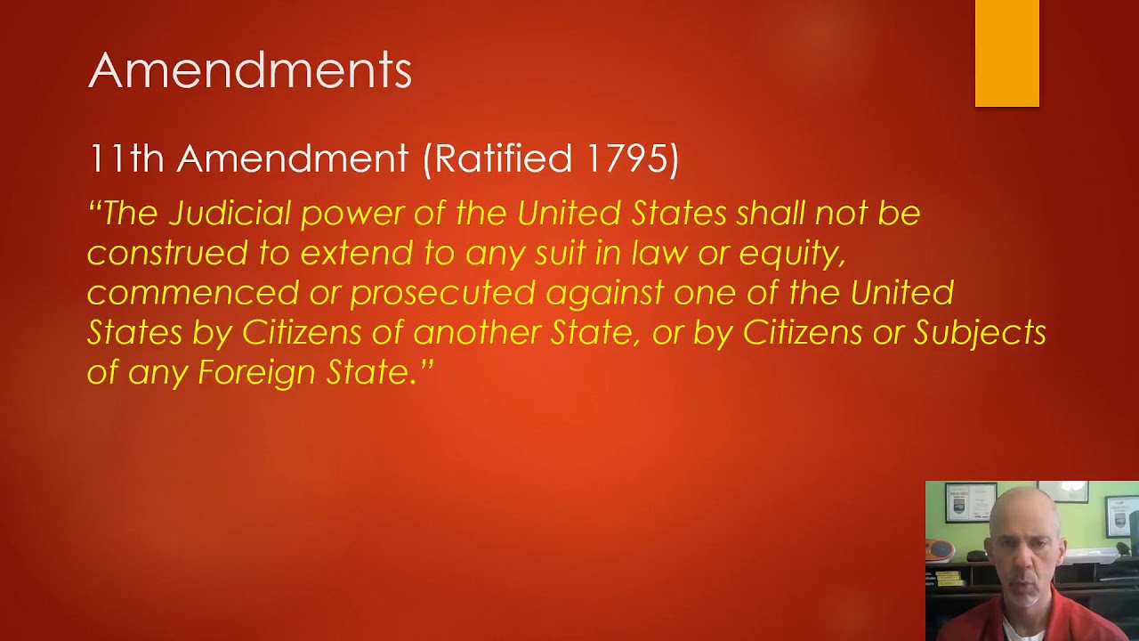 Module 25 Amendment Review - YouTube