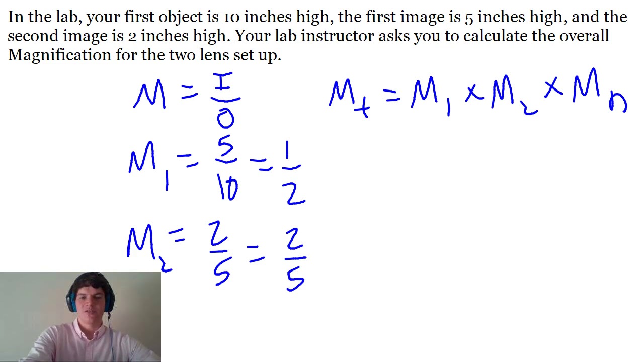 MCAT Question of the Day: Calculating Overall Magnification - YouTube
