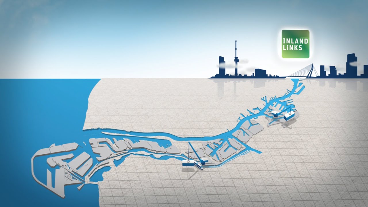 InlandLinks intermodal route planner - Port of Rotterdam - YouTube
