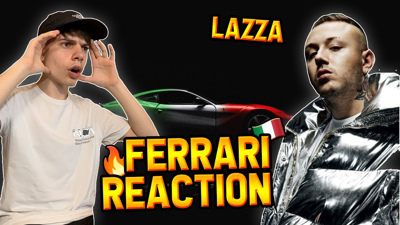 REACTION a "FERRARI rmx" ft. @lazzavevo1298 *è già hit* - YouTube