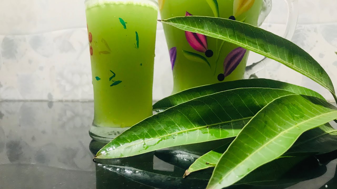 😋👌 മാവില ജ്യൂസ് //Mango leafe juice recipe//Safa’z World - YouTube