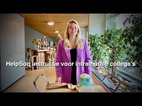 HelpSoq Instructie intramuraal | Bente van Pinxteren - Vitalis | steunkous hulpmiddel - YouTube