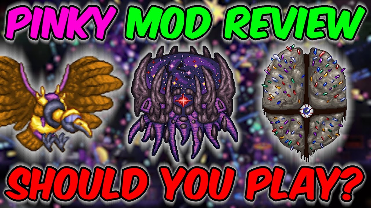 Pinky Mod Terraria Review - Should You Play? - YouTube