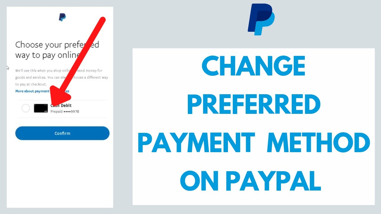 How to Change Preferred Payment Method on PayPal (Quick & Easy!) - YouTube