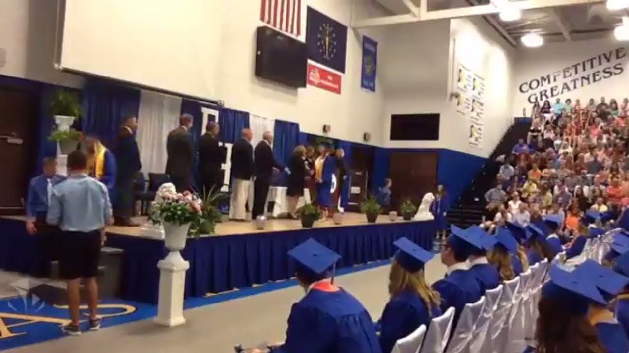 Eastern Hancock High School Class of 2017 Graduation Ceremony - YouTube