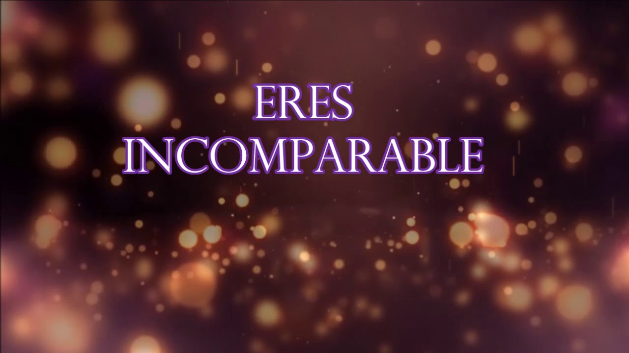 TU INCOMPARABLE AMOR EDGAR YLLESCAS - YouTube