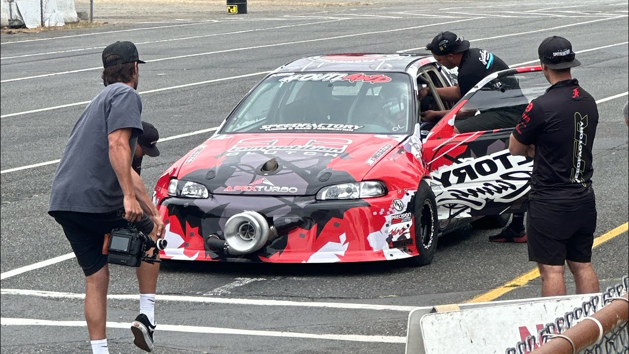 WORLD RECORD SPEEDFACTORY CIVIC “OutlAWD” RUNS A 7.3 @ 196MPH - YouTube