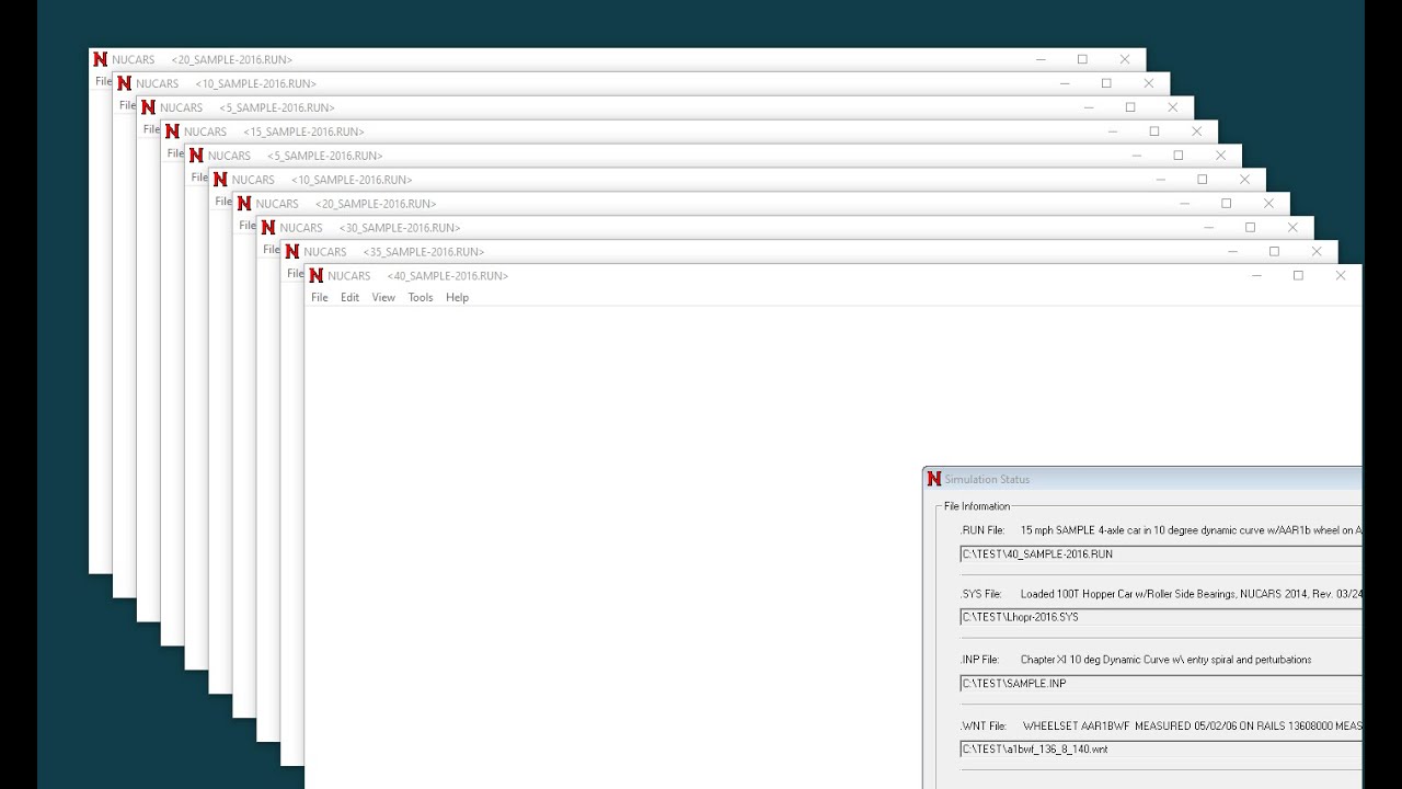 MxV Rail | NUCARS ® Job Dispatcher and ParamVu Demo (v2023) - YouTube