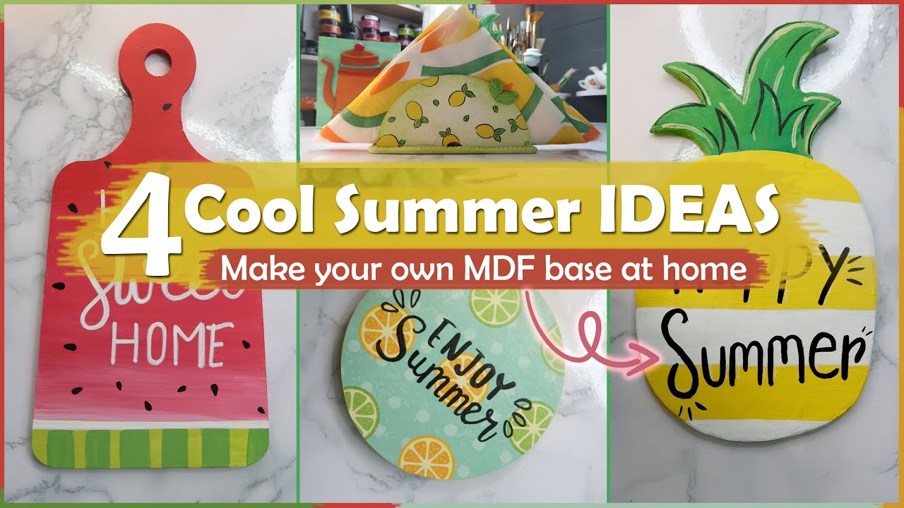 4 Cool Summer DIY IDEAS | make your own base at home - YouTube