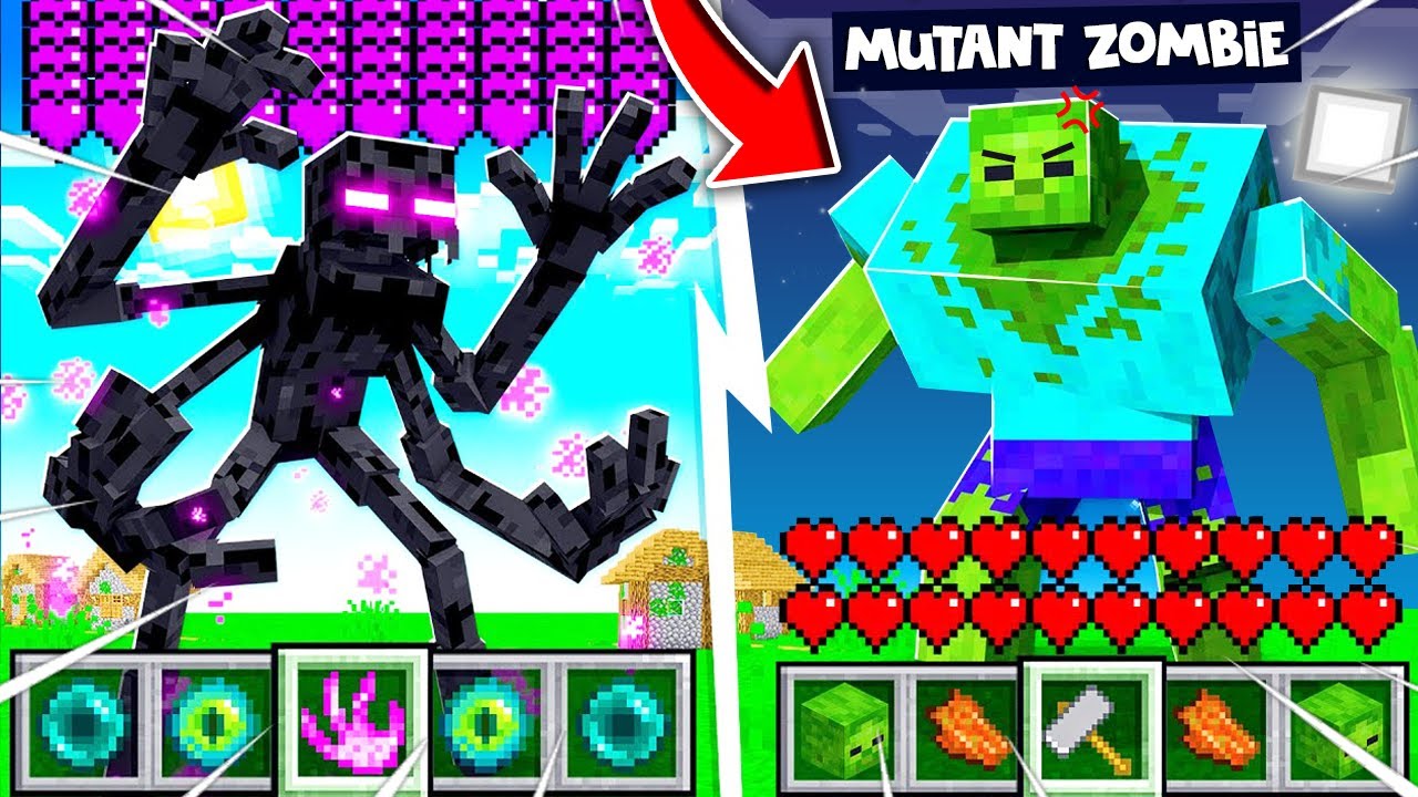 JAK ZAMIENIĆ SIĘ W MUTANTA W MINECRAFT - MUTANT CREATURES?! GPLAY MODY ...