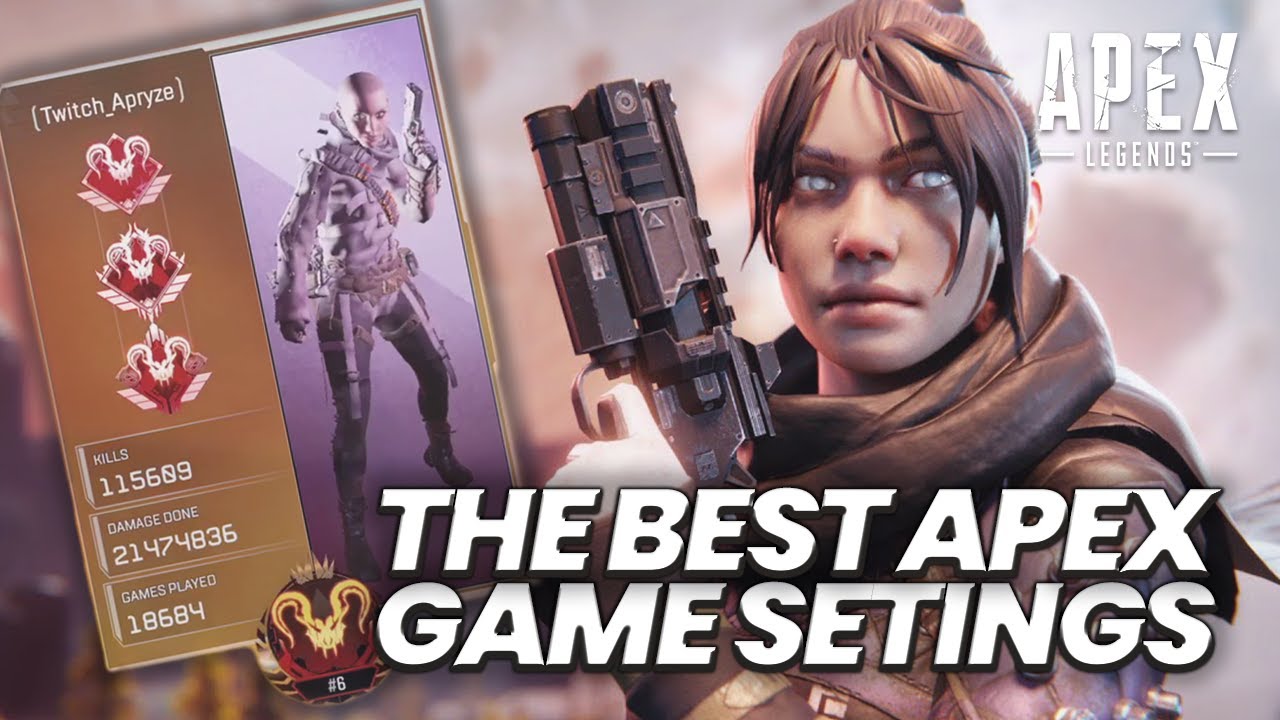 MY APEX GAME SETTINGS! | Apryze - YouTube