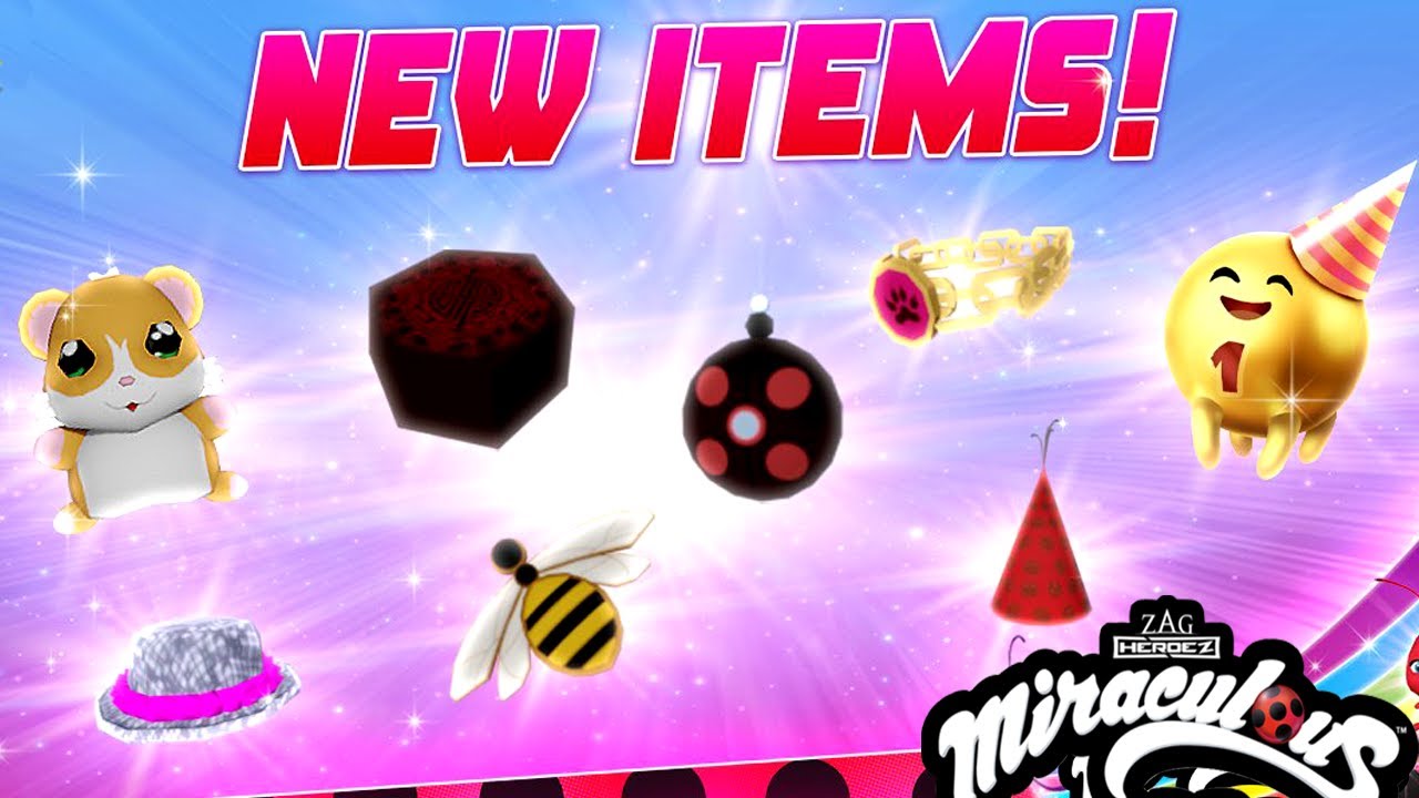 How to Unlock all the New Ladybug Items! Miraculous RP Birthday Party ...