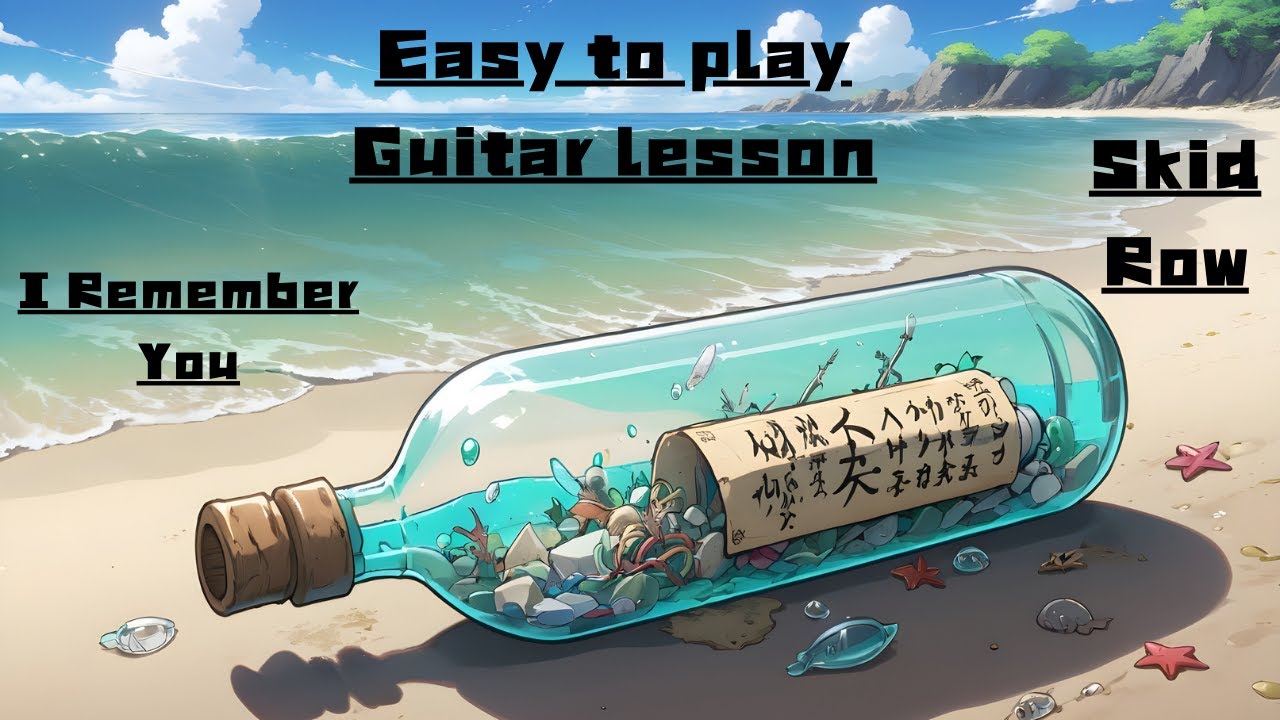 Guitar Lesson - Skid Row : I Remember You - DGCFAD Guitar - YouTube