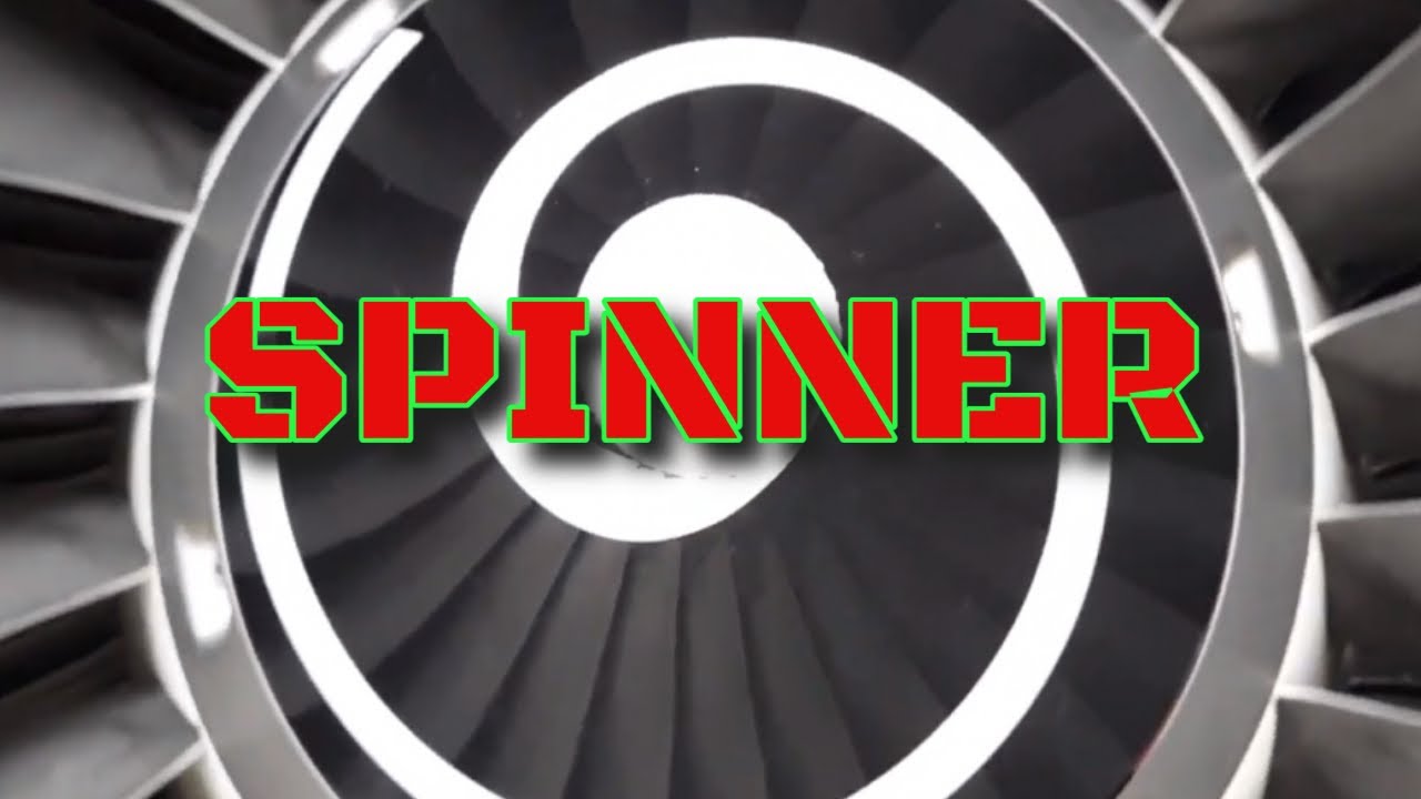 BEAUTIFUL SPINNER ROTATION OF PW IAE ENGINE - YouTube