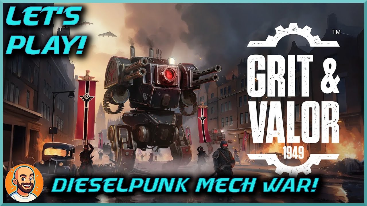 Mech Battles in Alt-WW2! | Grit and Valor – 1949 [Full Release] - YouTube