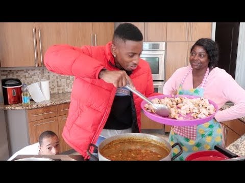 Lobster Octopus squid gumbo with a twist - YouTube