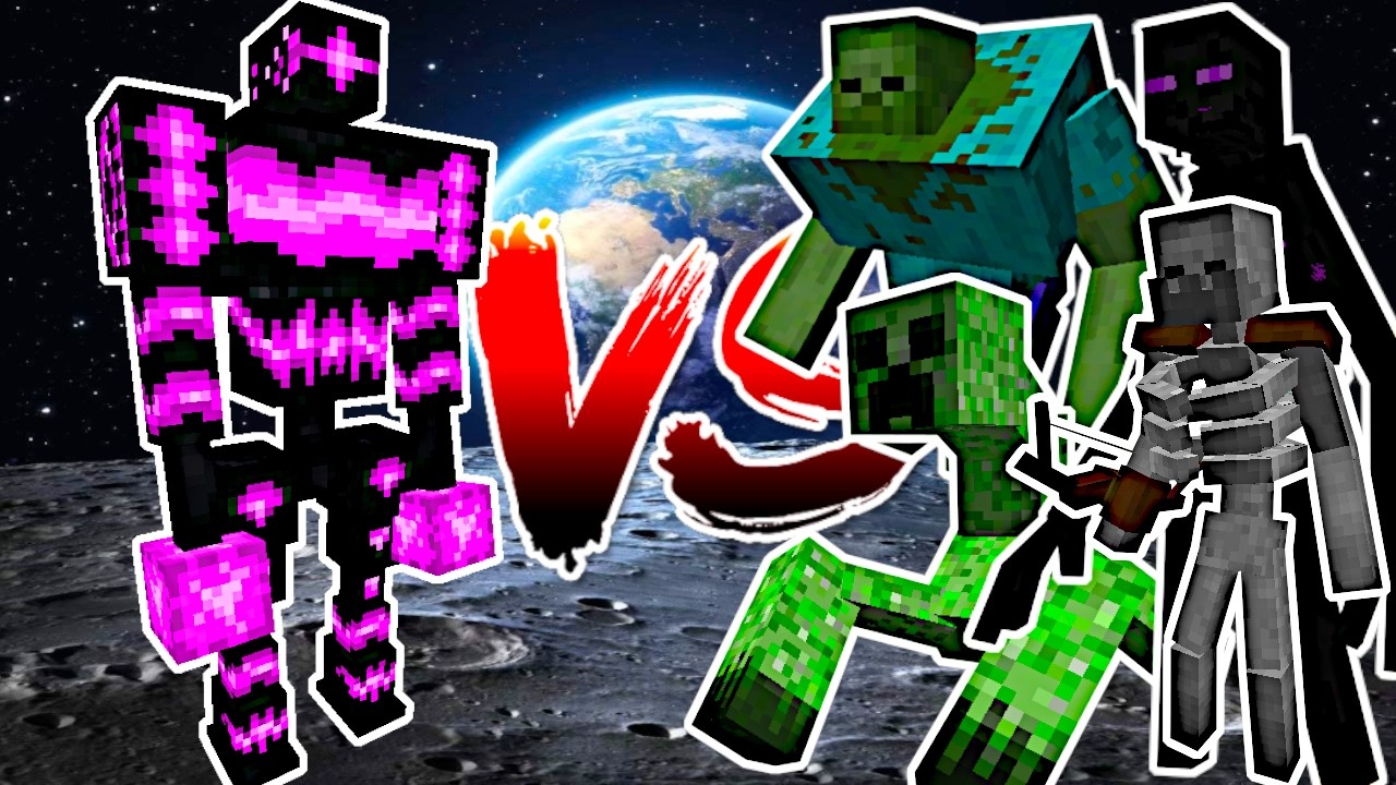 Robo Jeffery VS The Mutant Monsters Mod - Minecraft 1.20.1 (Mob Battle ...