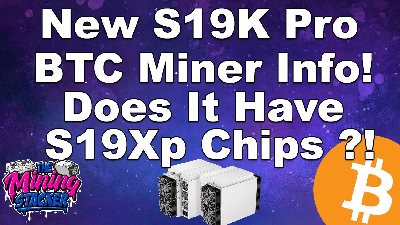Bitmain Antminer S19K Pro BTC Bitcoin Miner Hardware Update , Let's ...