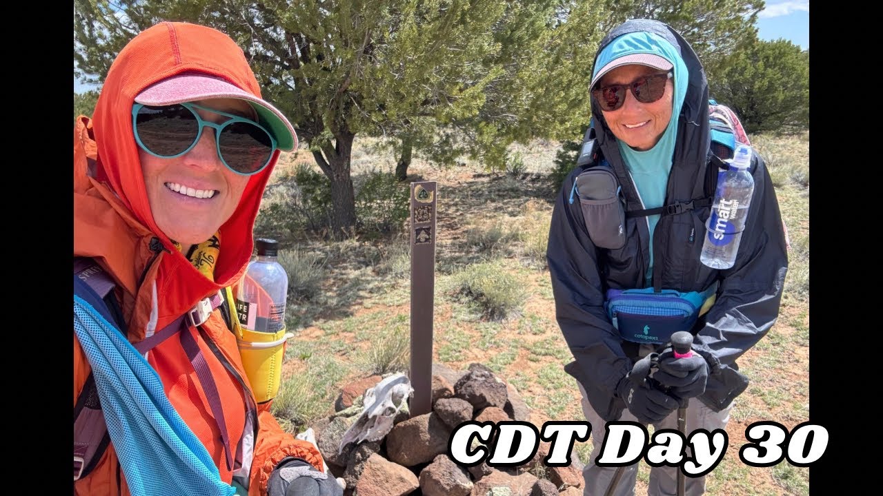 CDT Thru Hike Day 30 // ending the day with a beautiful view - YouTube