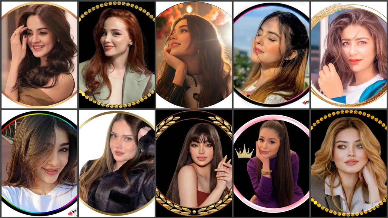 😍 Cute & Stylish Girls DP in Frame | Profile Pictures for Instagram ...