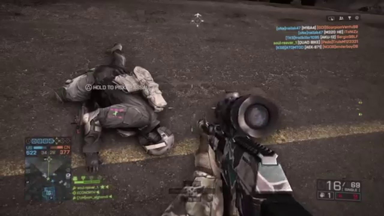 BF4 FUN - QUAD ROAD KILL-Slo Mo - YouTube