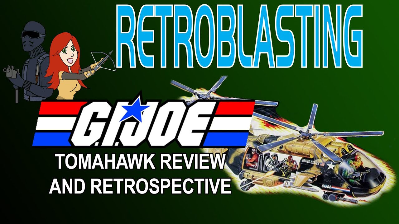 G.I. Joe Tomahawk Helicopter Vintage Toy Review ARAH Hasbro - YouTube