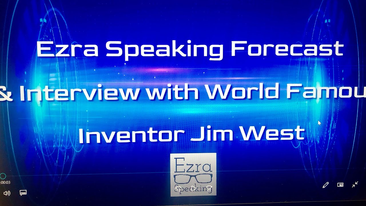 Ezra Speaking Meets with World Famous Inventor Jim West @JohnsHopkins ...