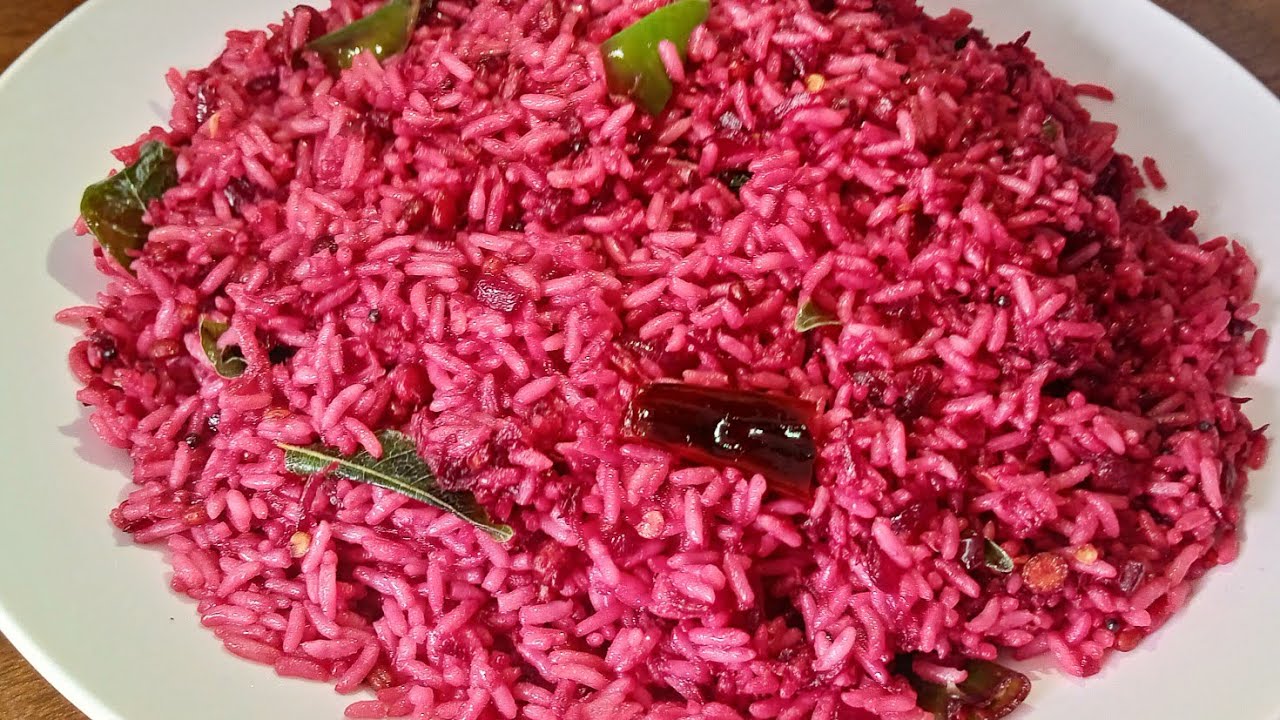 Quick recipe/ Beetroot rice/Lunch box Recipe/Variety rice/Easy instant ...