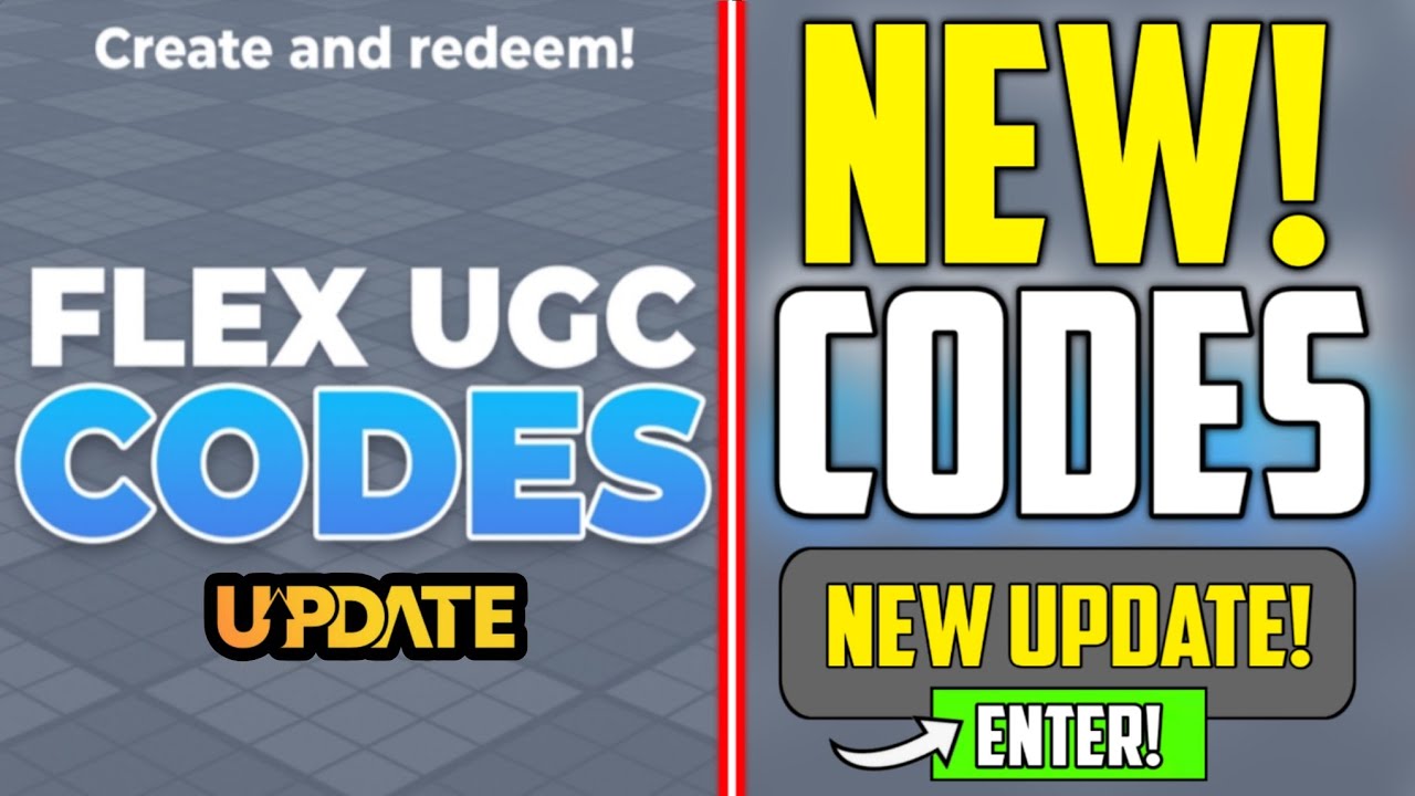 ALL NEW! FLEX UGC CODES ROBLOX CODES 2025 - FLEX UGC CODES CODES 2025 ...