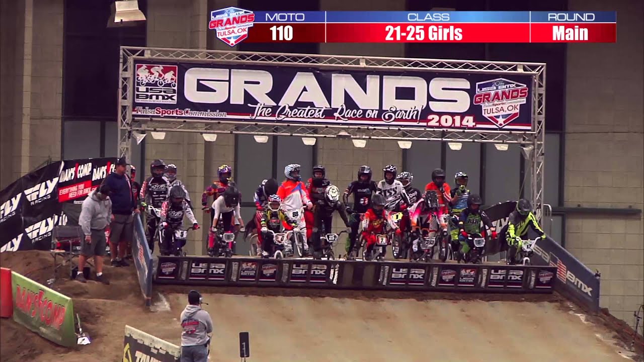 2014 USA BMX Grands - 21-25 Girls - YouTube