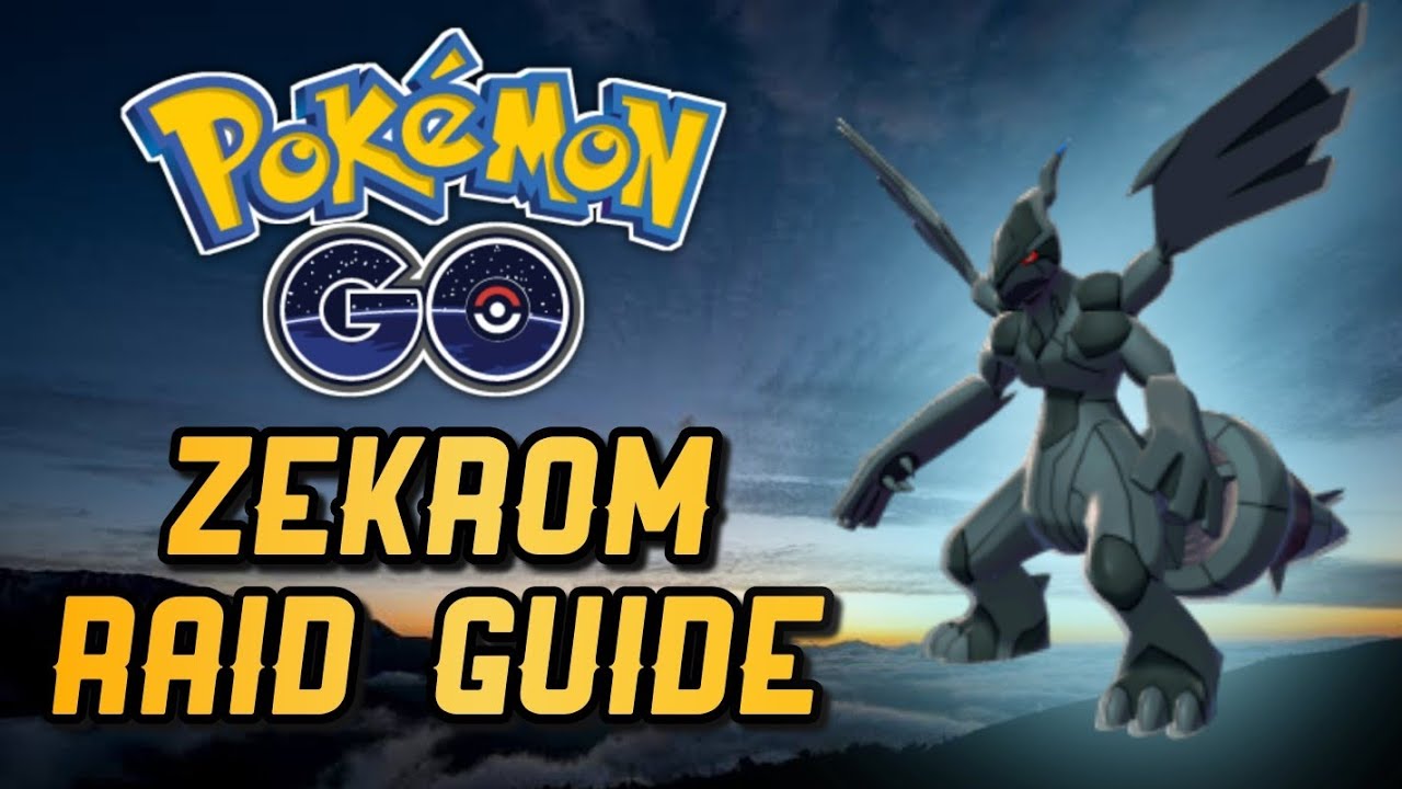 ZEKROM RAID GUIDE IN POKEMON GO! ZEKROM COUNTERS 🔴 - YouTube