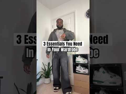Wardrobe Essentials You Need #wardrobeessentials #fashiontips #streetwear #fashion