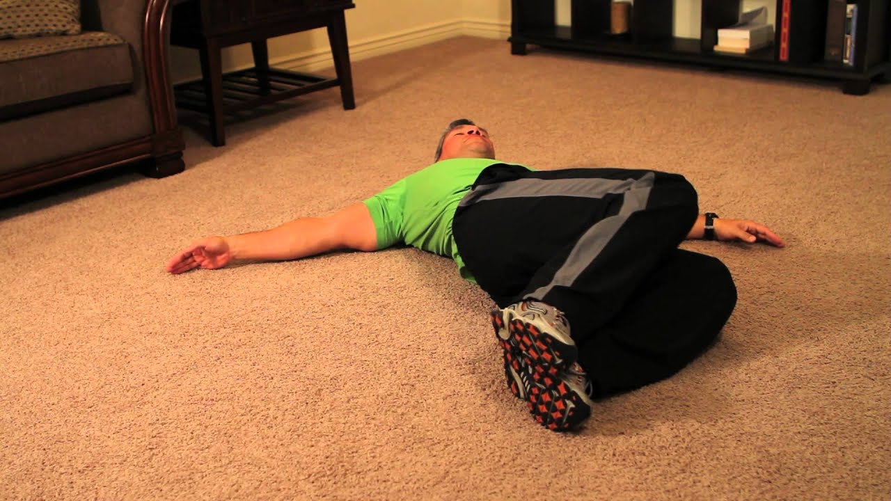 LYING SPINAL TWIST - YouTube