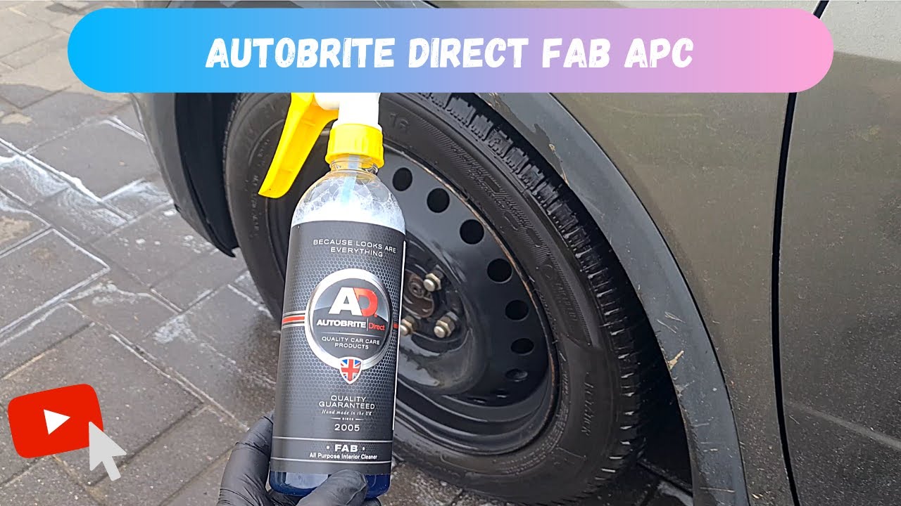 Autobrite Direct FAB Interior All Purpose Cleaner test, for tyre ...