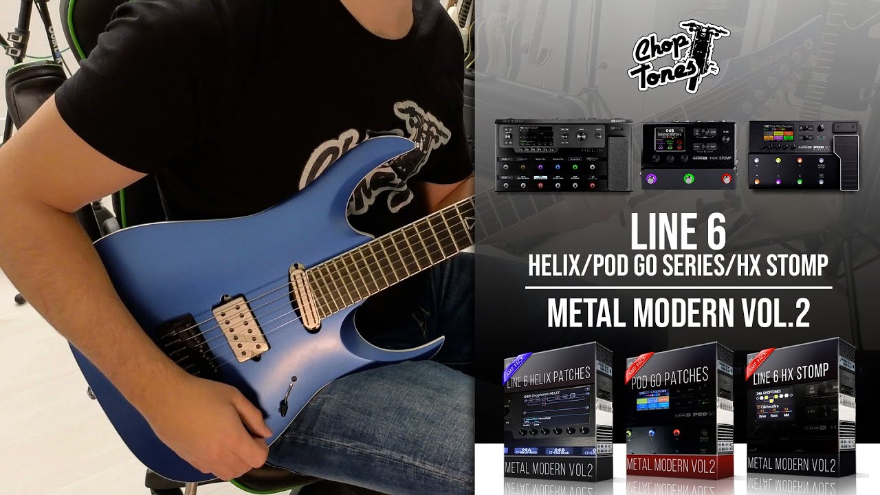 Metal Modern vol2 Amp Pack for Line 6 Helix / POD Go | Playthrough ...