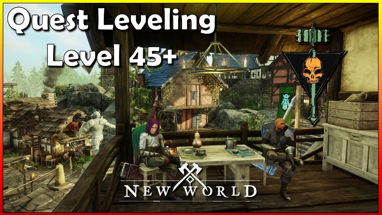 New World Quest Leveling Lvl 45+ - LIVE Stream - YouTube