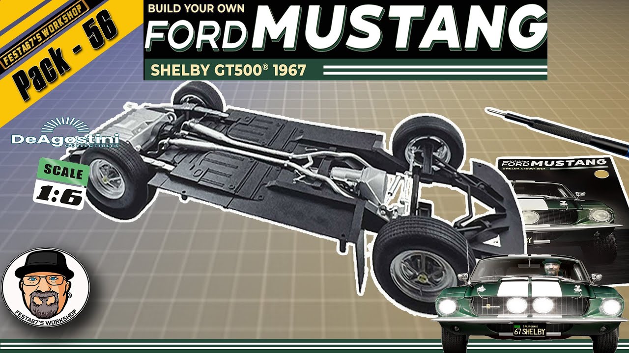 BUILD Your Own FORD MUSTANG SHELBY GT500 - 1:6 scale - DeAgostini ...