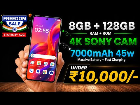 Top 5 Best 5G Phones Under ₹10,000 in August 2026 📱⚡ Budget 5G Kings!