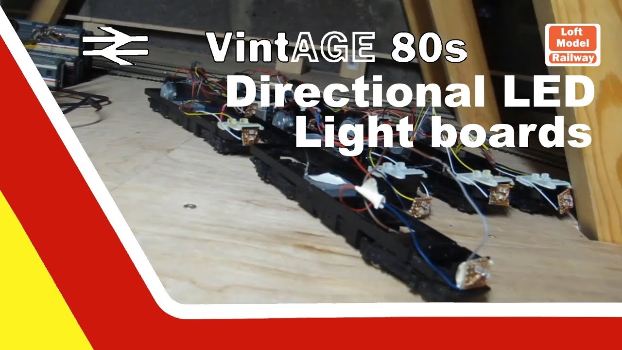 Building directional DCC LED light boards for old Hornby Class 43s ...