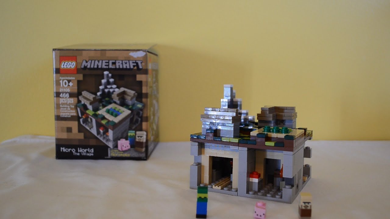 "LEGO" Minecraft Micro Set Unboxing/Review-The Village - YouTube