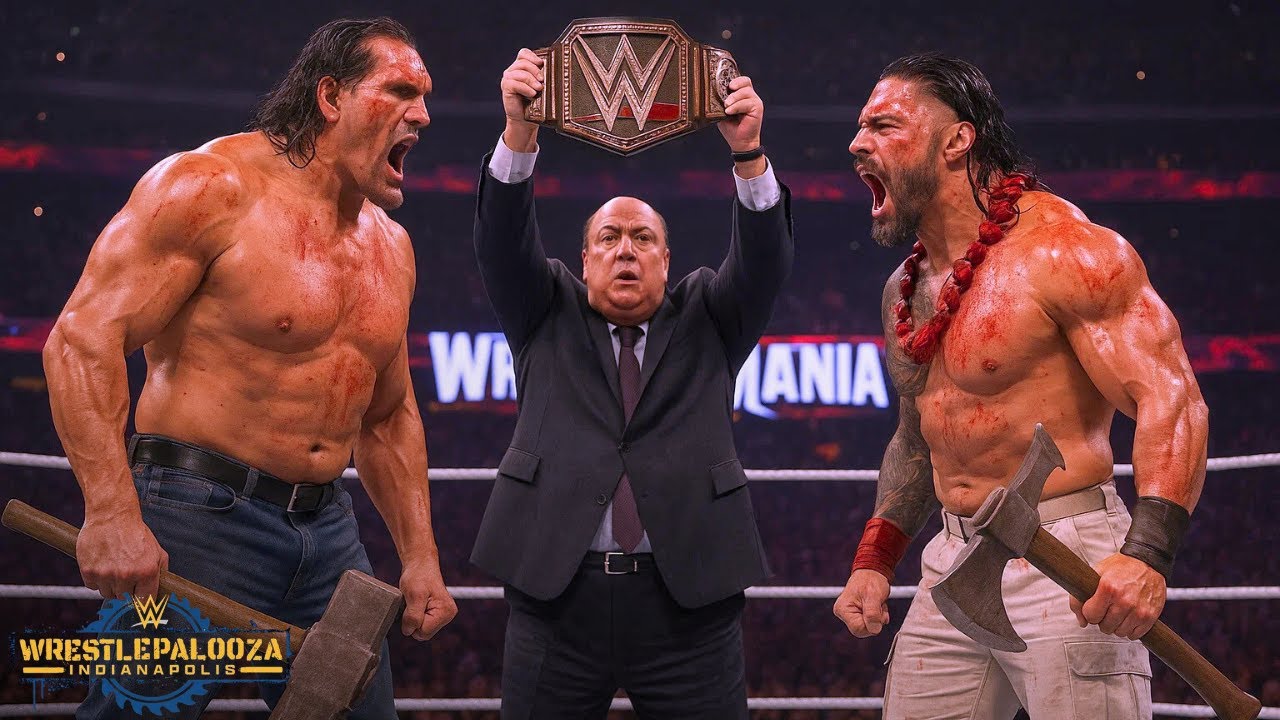 🔥 THE GREAT KHALI VS ROMAN REIGNS • WRESTLEPALOOZA • SEPT 23 2025 - YouTube