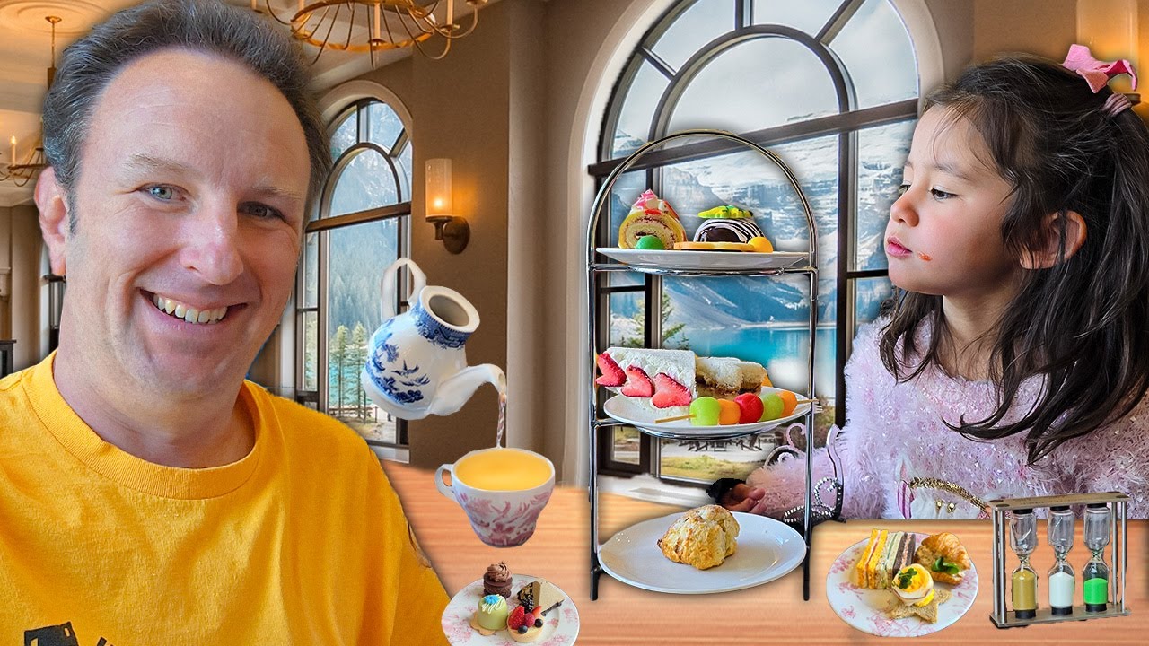 Canada's Most ICONIC Afternoon Tea at Fairmont Lake Louise Review - YouTube