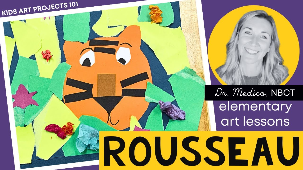 Rousseau Jungle Art Project Overview & Art Lesson Teaching Tips - YouTube