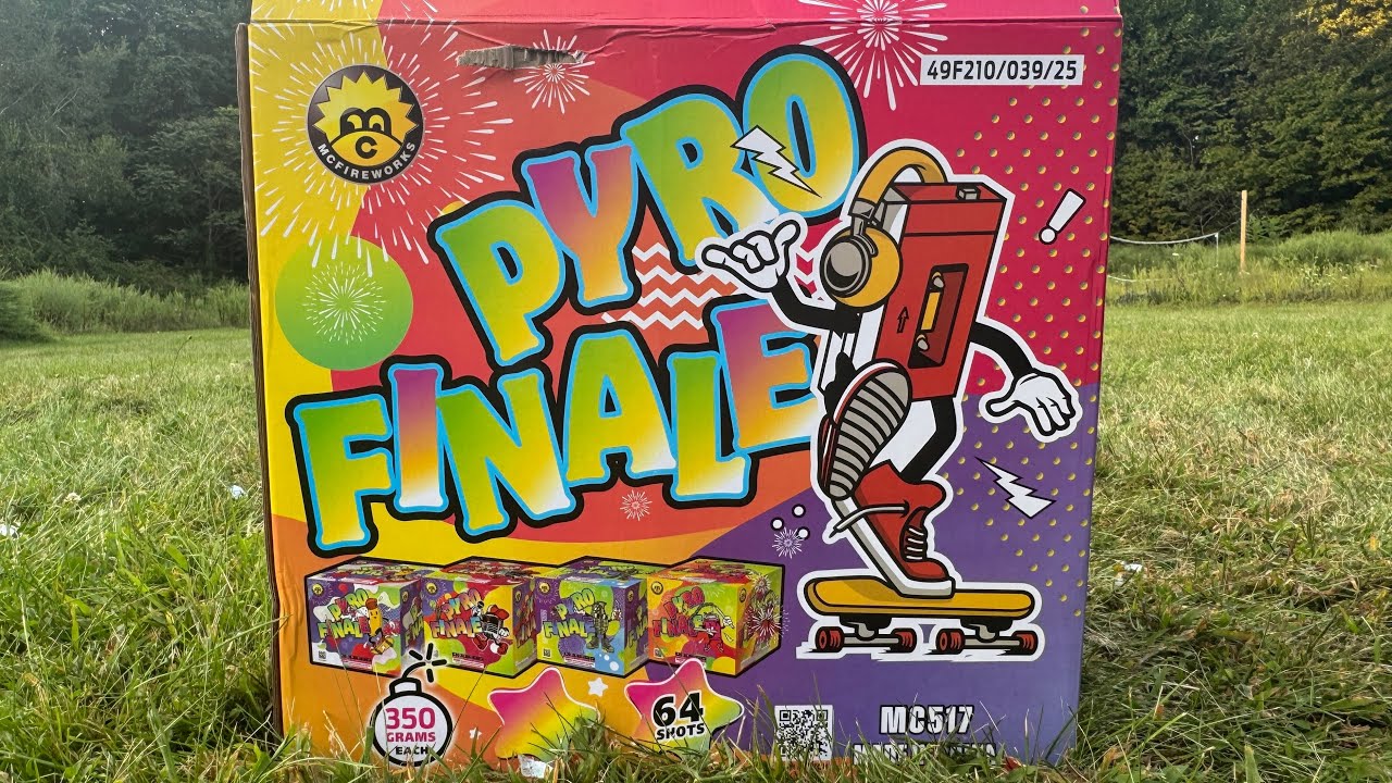 Pyro Finale by MC Fireworks (All 4 Cakes) - YouTube