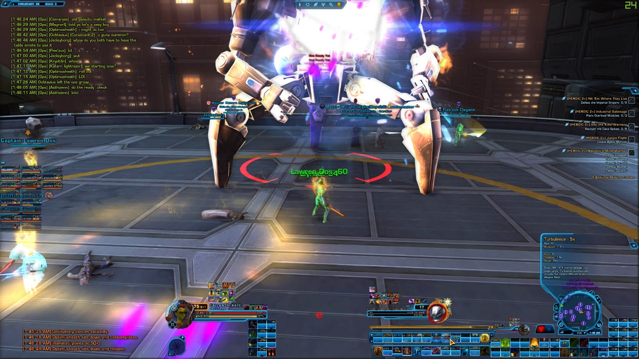 SWTOR World Boss SD-0 (on Coruscant) - YouTube