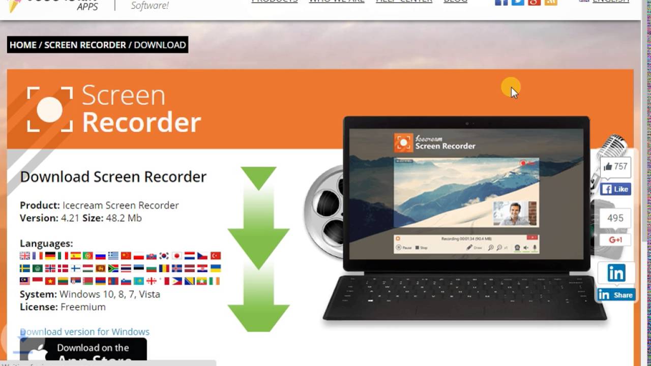 si te beni nje screen recorder ne windows 7 8 10 - YouTube
