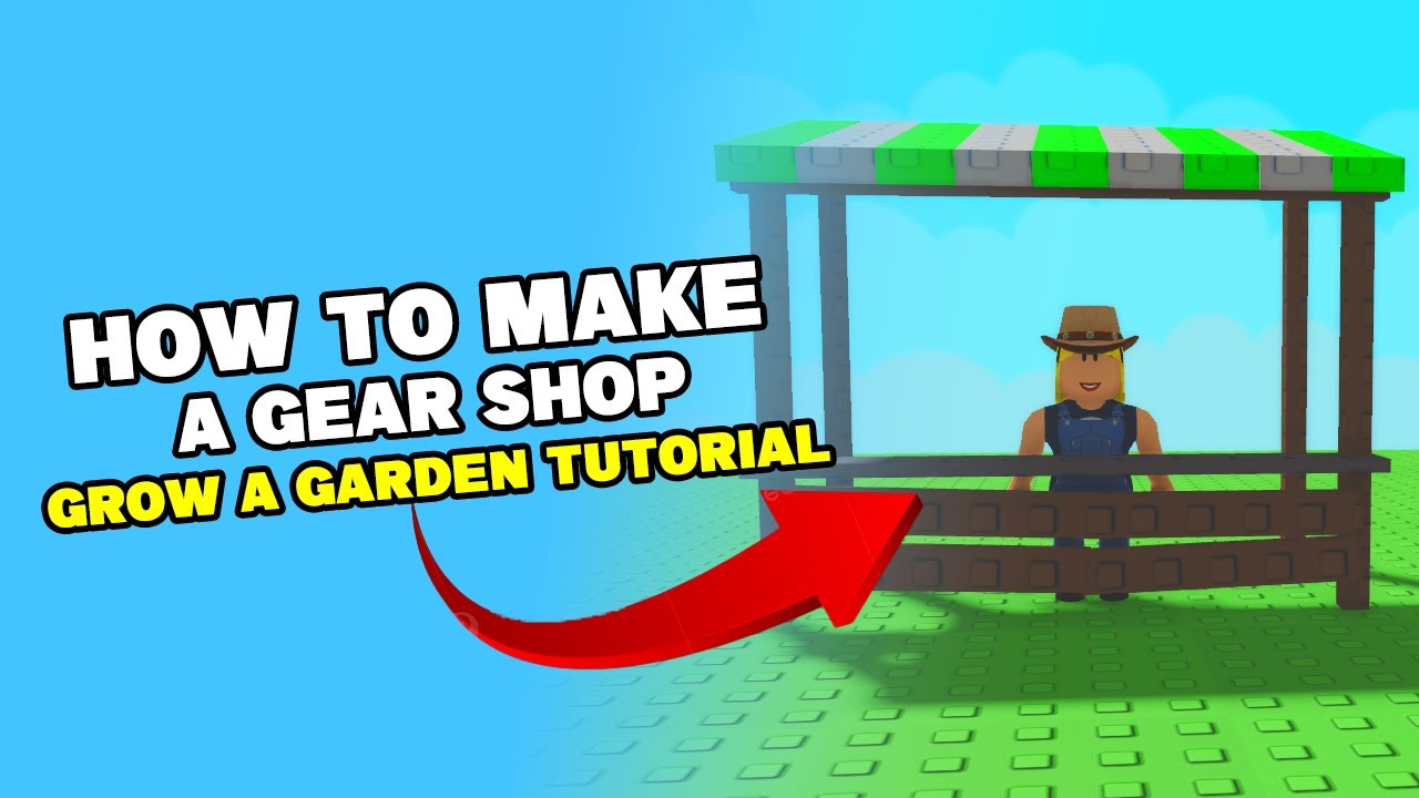 How To Make A Gear Shop In ROBLOX Studio (Grow A Garden PT.12) - YouTube