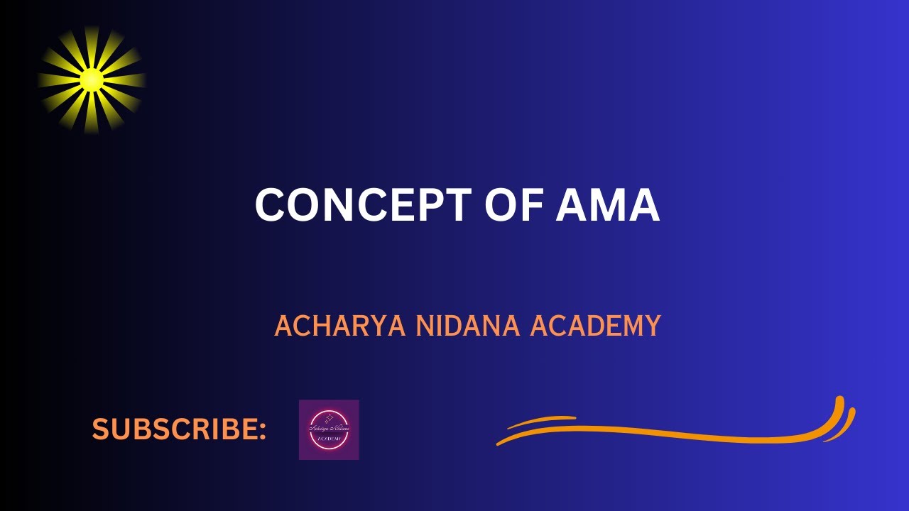 Concept of Ama - YouTube