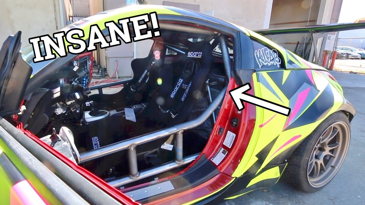 CAGED 350Z - 6 POINT "XXX" DESIGN - YouTube